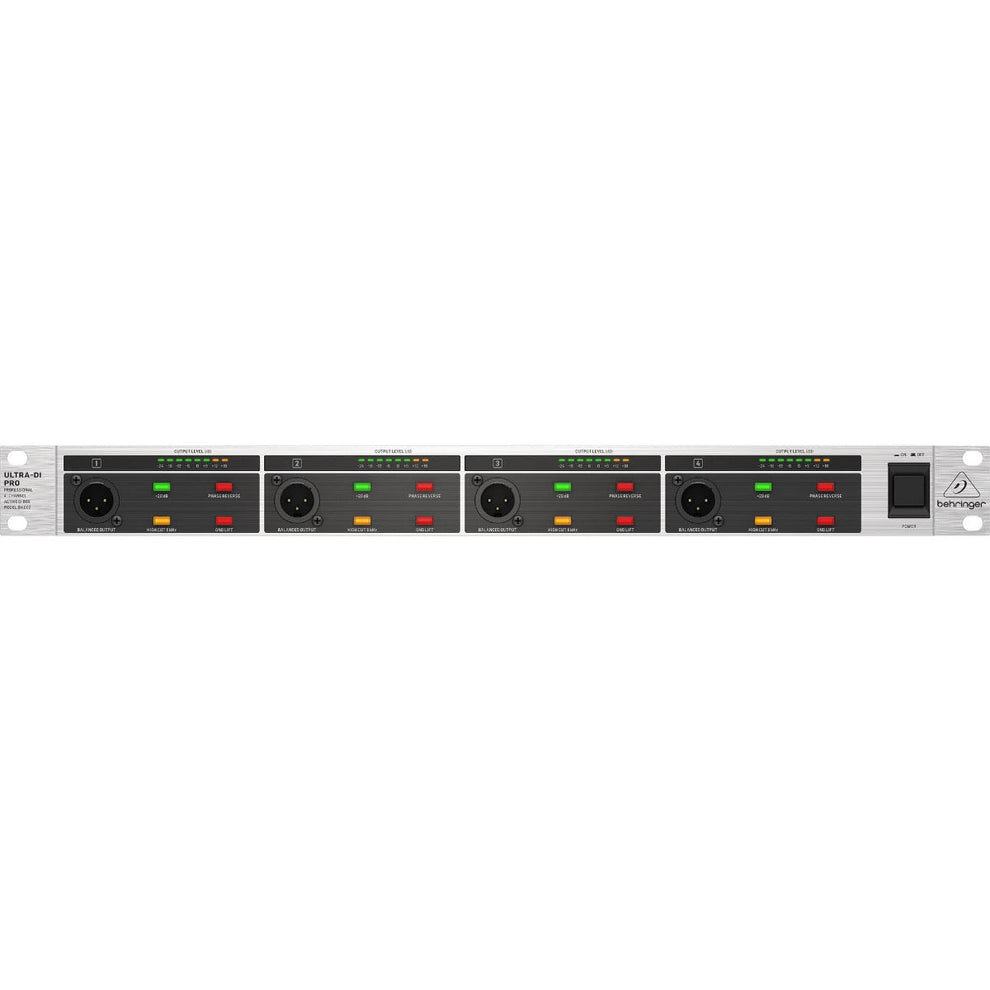 Behringer DI4000 V2 4-Channel Rackmount Active DI-Box – RAD Distribution