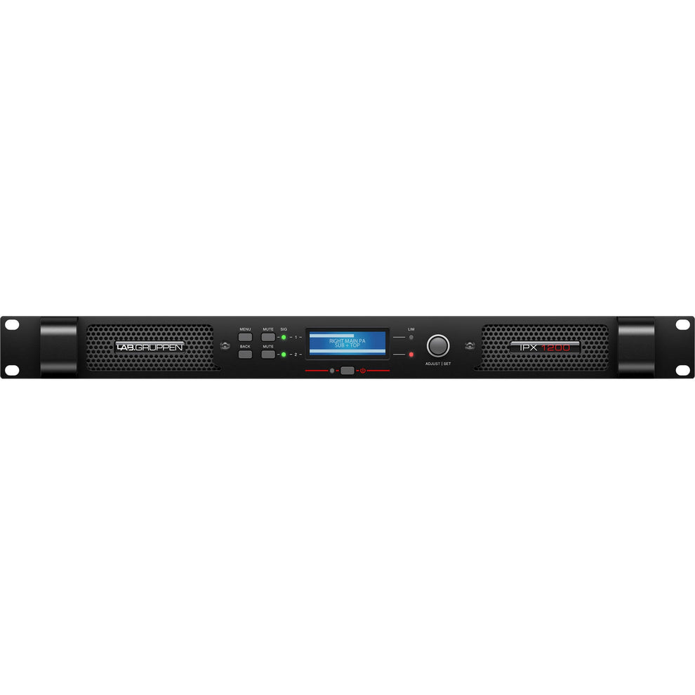 Lab Gruppen IPX 1200 Compact 1200W 2-Channel DSP Controlled Power Ampl ...