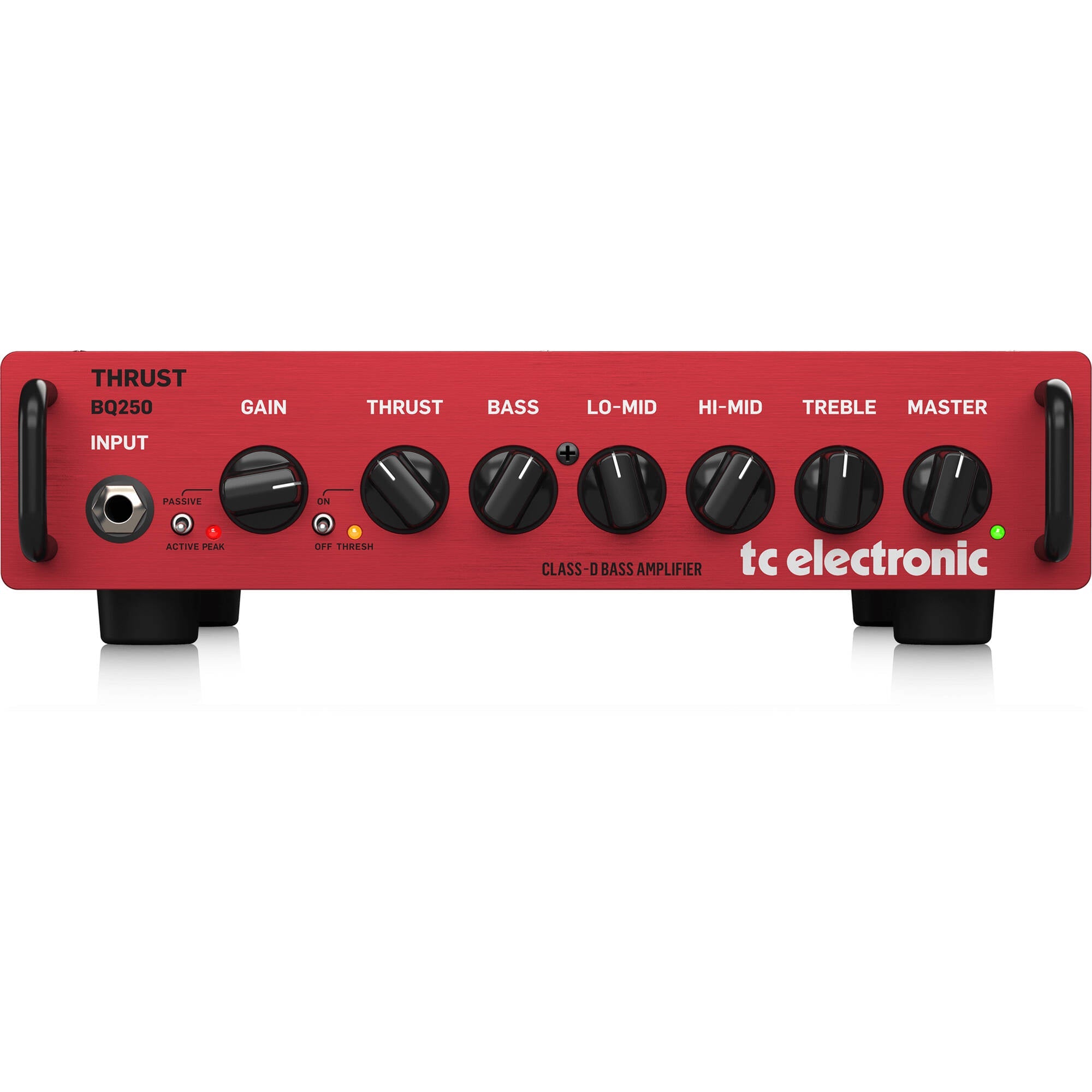 TC Electronic BQ250 250W Portable Bass Head w/Mosfet Preamp & Thrust C ...