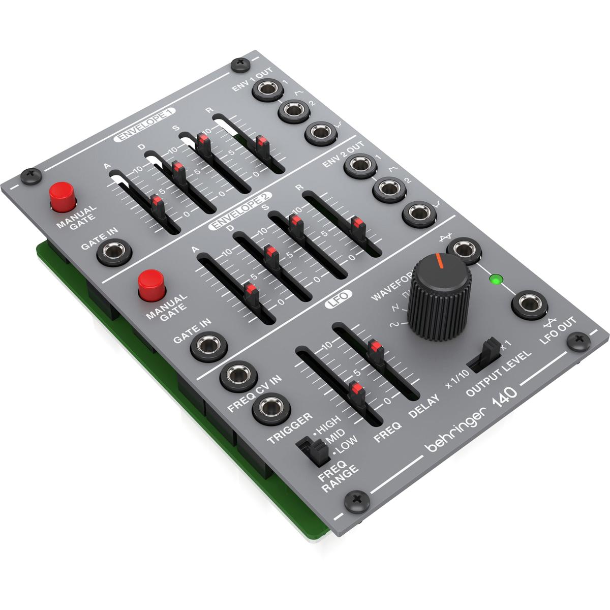 Behringer 140 Legendary Analog Dual Envelope/LFO Module for Eurorack ...