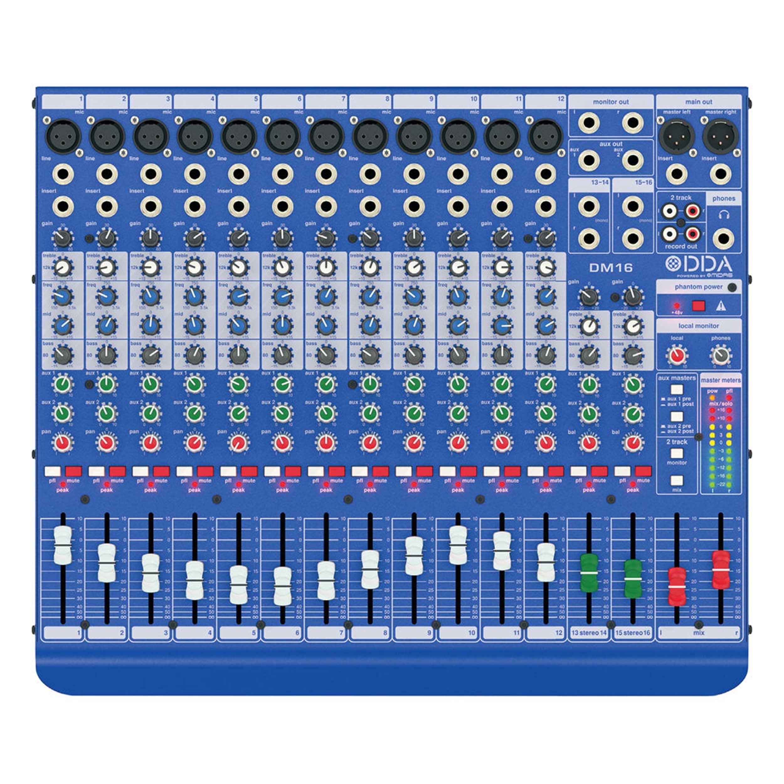 Midas DM16 Mixer (000-BG902-00010) – RAD Distribution