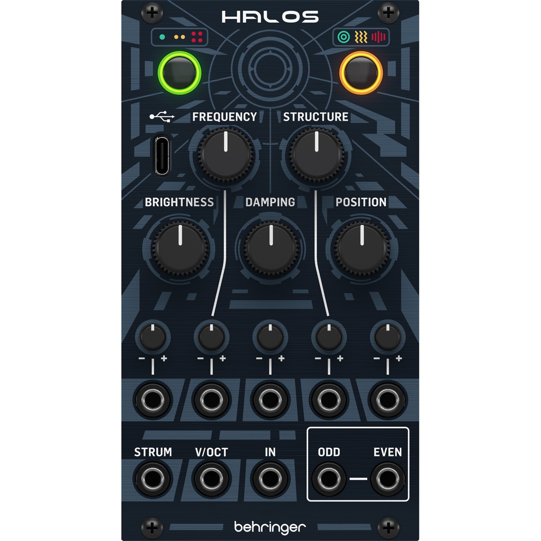 Behringer Halos Physical Modeling Synthesizer for Eurorack (0720-ADN86 ...