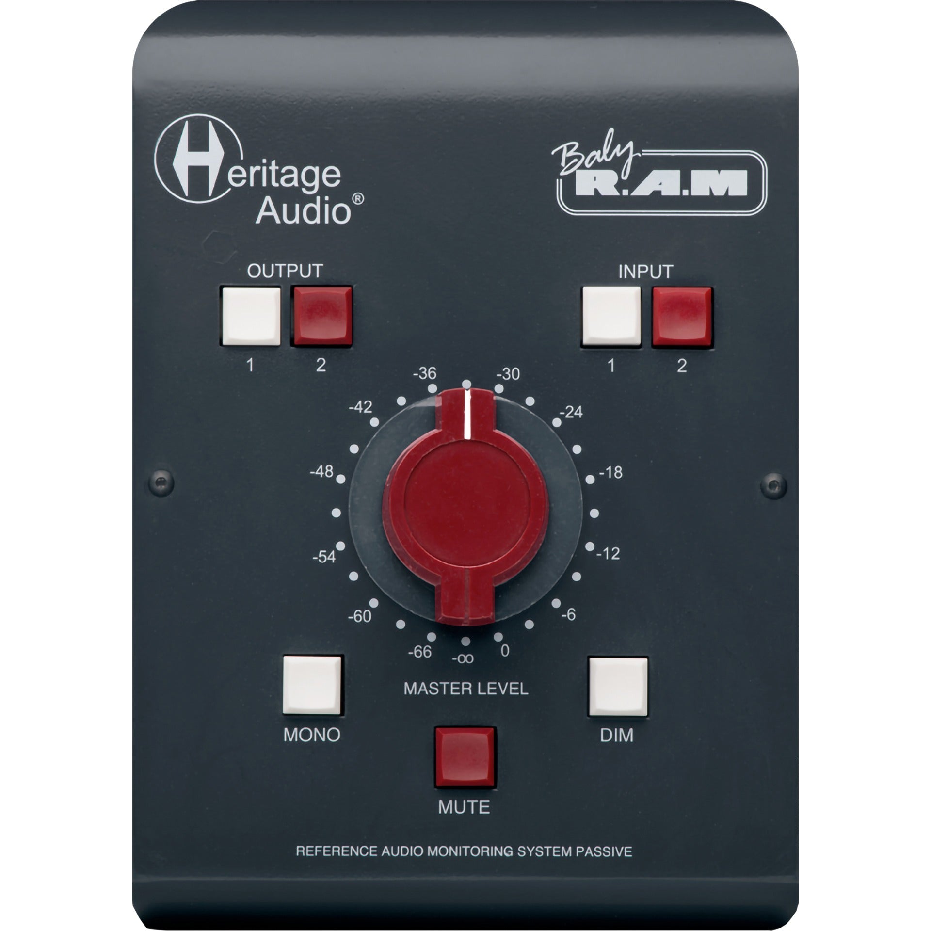 Heritage Audio Baby Ram Desktop Passive Monitor Controller (BABYRAM ...