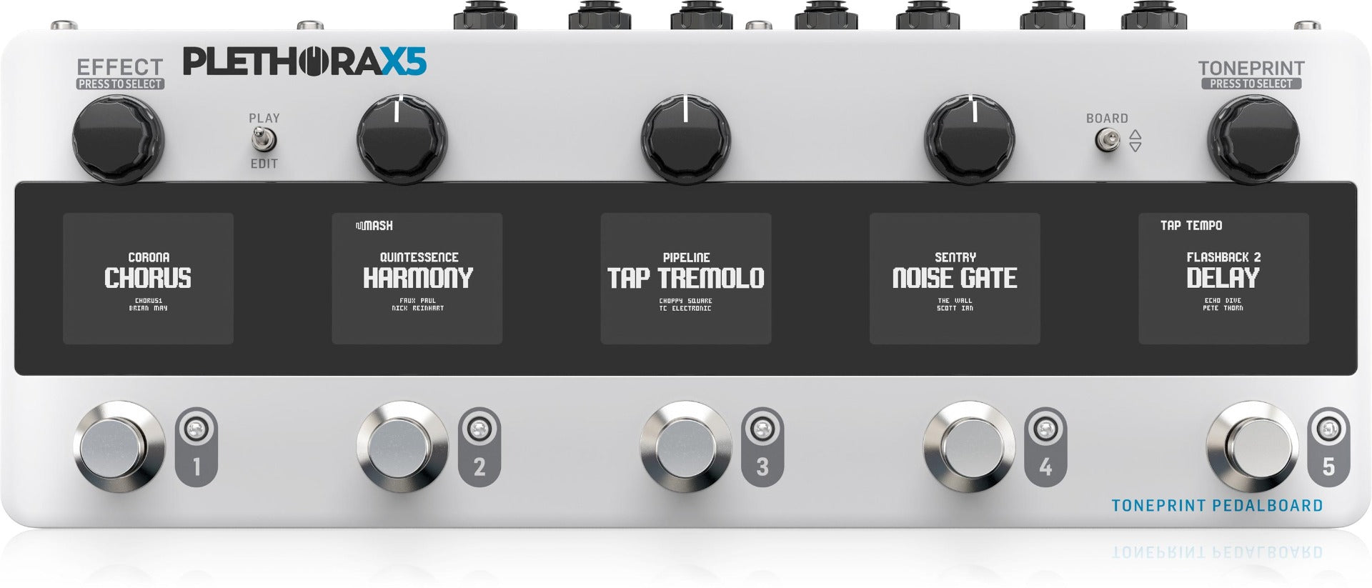 TC Electronic PLETHORA X5 TonePrint Multi-FX Pedalboard – RAD Distribution